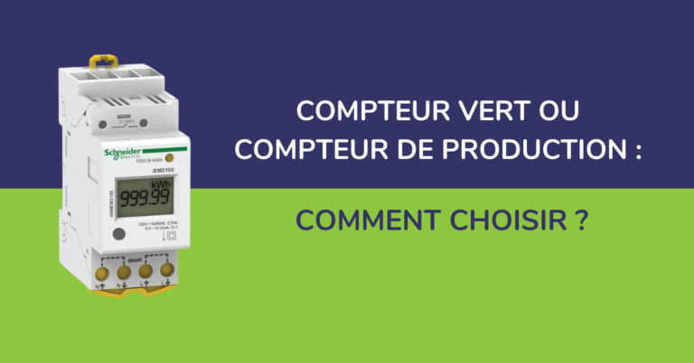 Compteur vert vs compteur Sibelga - Brugel